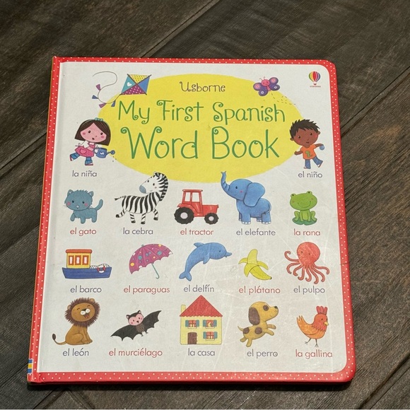 usborne | Other | Guc Usborne My First Spanish Word Book | Poshmark